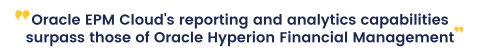 What is a good upgrade option if currently using Oracle Hyperion?